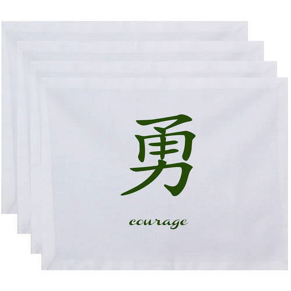 Simply Daisy 18" x 14" Courage Word Print Placemat - Walmart.com