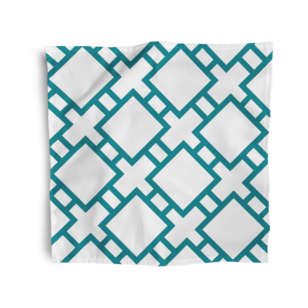 Simply Daisy 18" x 18" Teal Square in St. Louis Napkins, Set of 4 ...