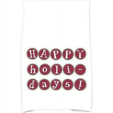 Simply Daisy 18" x 30" Peace Dove Holiday Animal Print Kitchen Towel ...