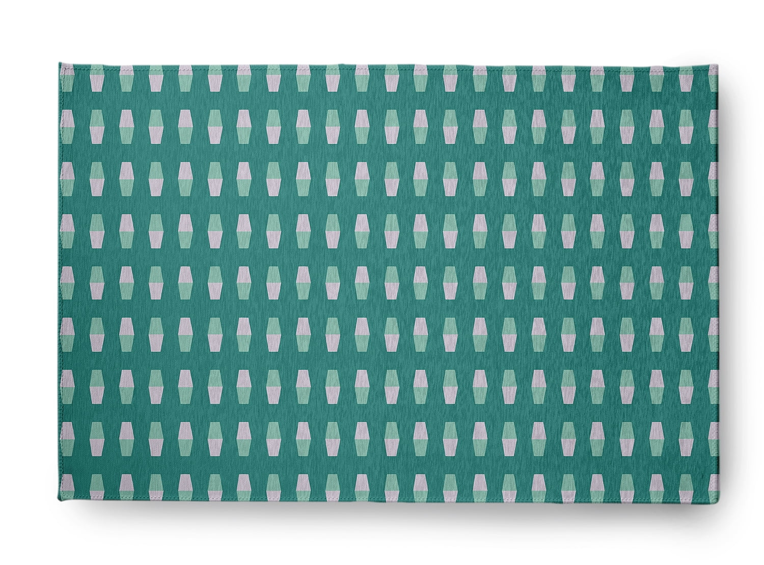 Simply Daisy 2' x 3' Desert Turquoise Bowling Pins Rug - Walmart.com