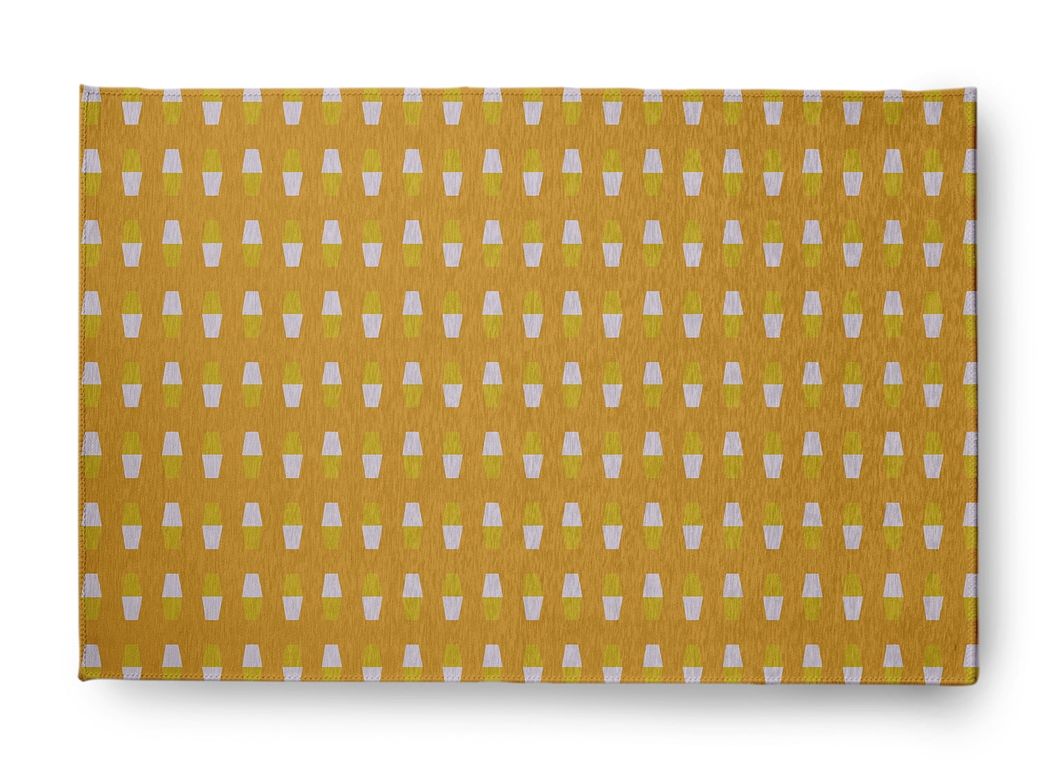 Simply Daisy 3' x 5' Sunny Mustard Bowling Pins Rug - Walmart.com