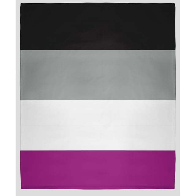 Simply Daisy 30 X 40 Inch Asexual Pride Flag Throw Blanket