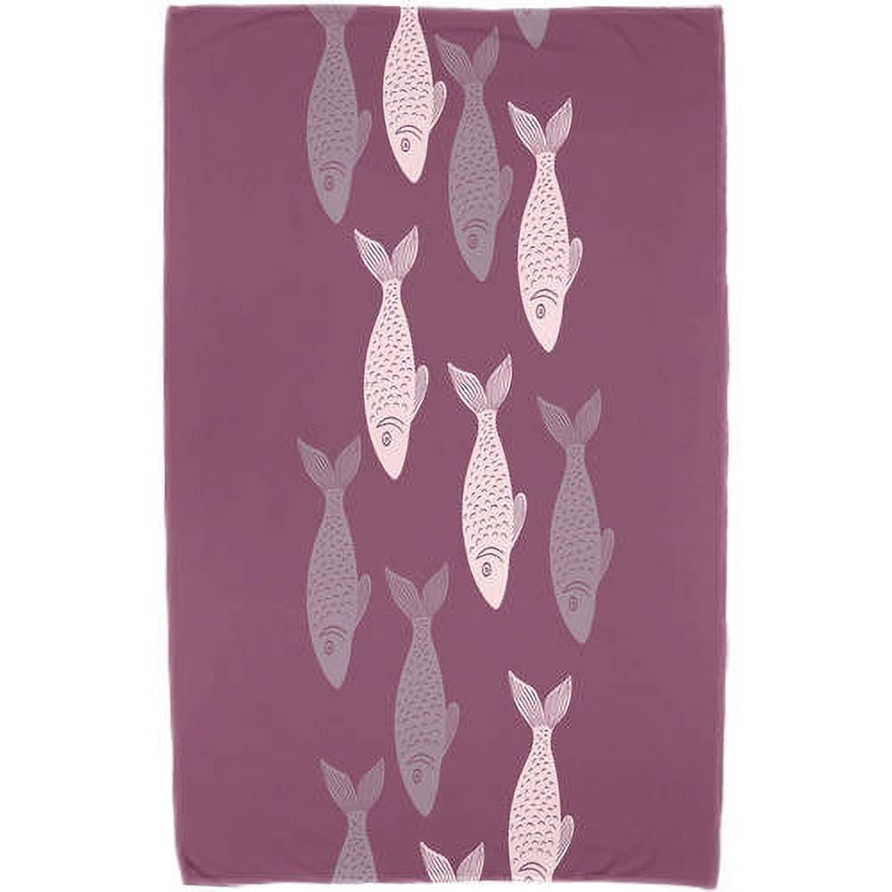 Simply Daisy 30" x 60" Fish Line Animal Print Beach Towel - Walmart.com