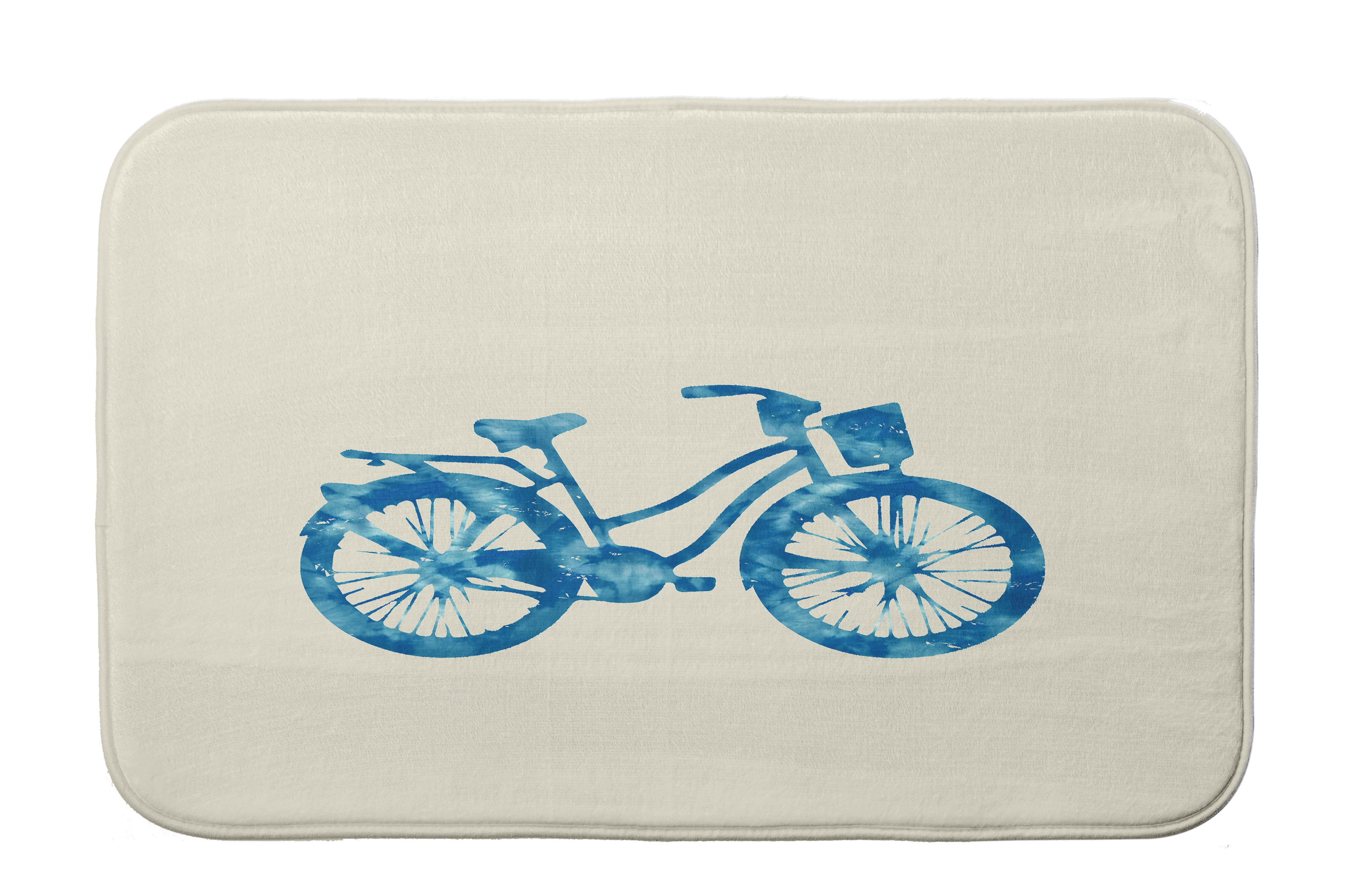 Simply Daisy 34" x 21" Plush Microfiber Turquoise Life Cycle Bath Mat ...