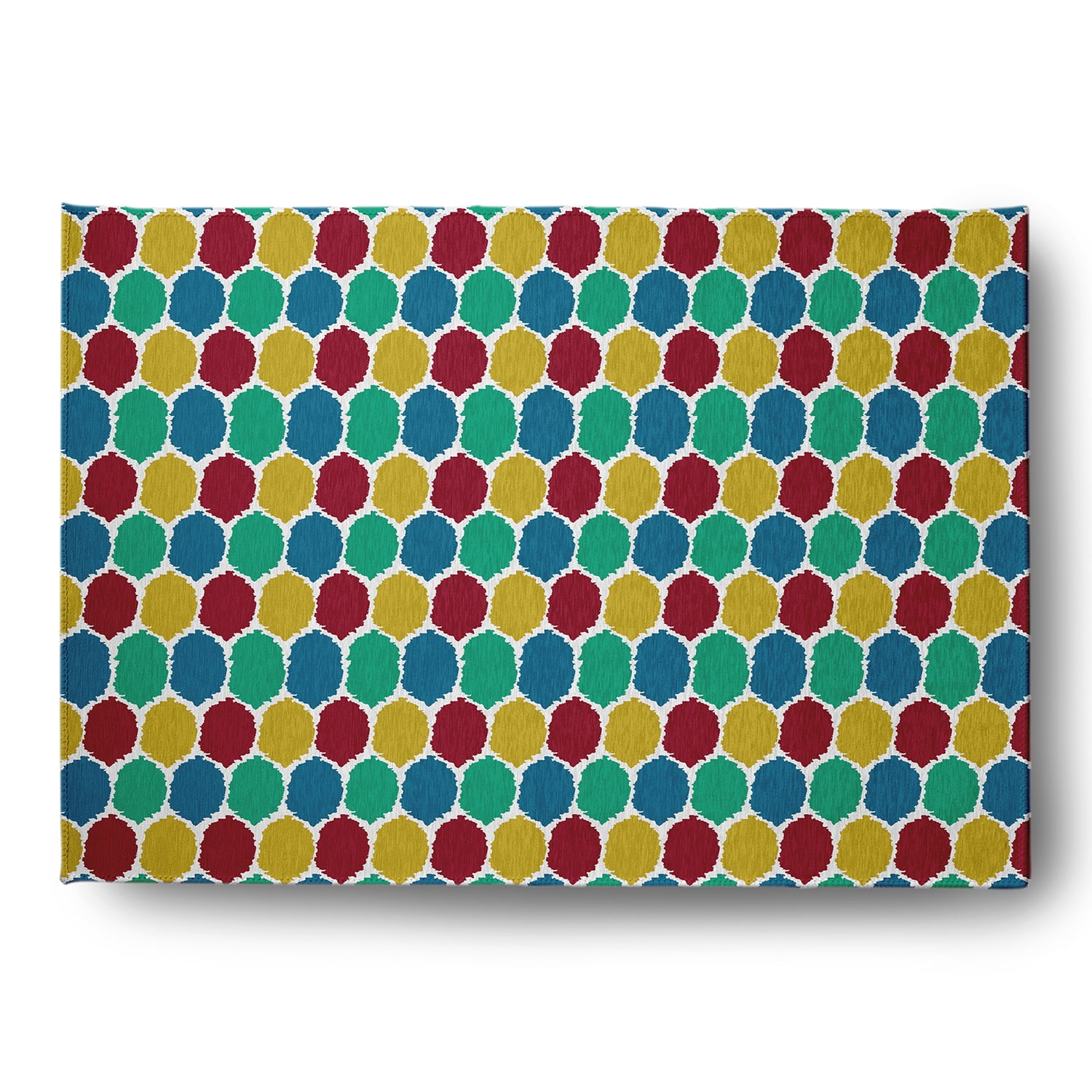 Simply Daisy 4' x 6' Sporty Red Geometric Rug - Walmart.com