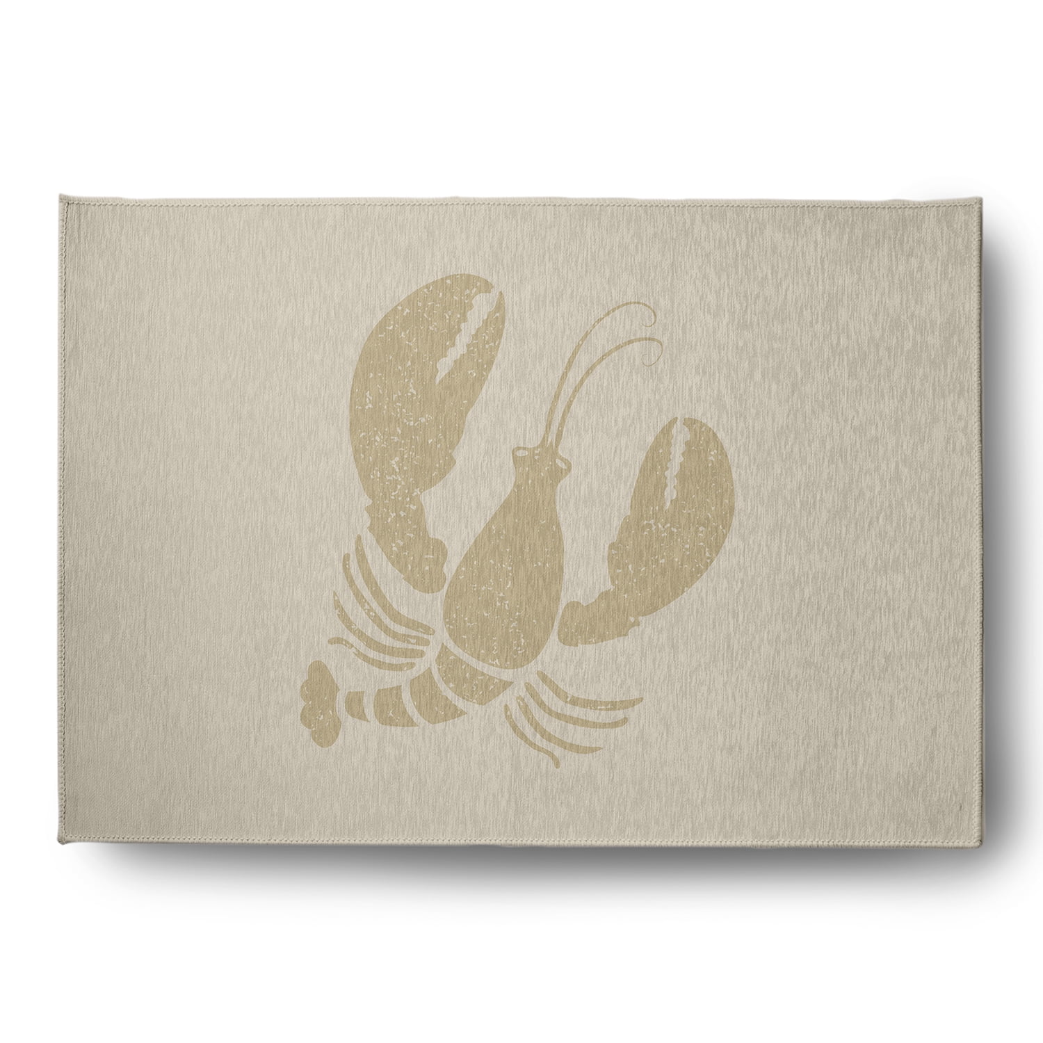 Simply Daisy 5' x 7' Lobster Nautical Chenille Rug, Taupe - Walmart.com