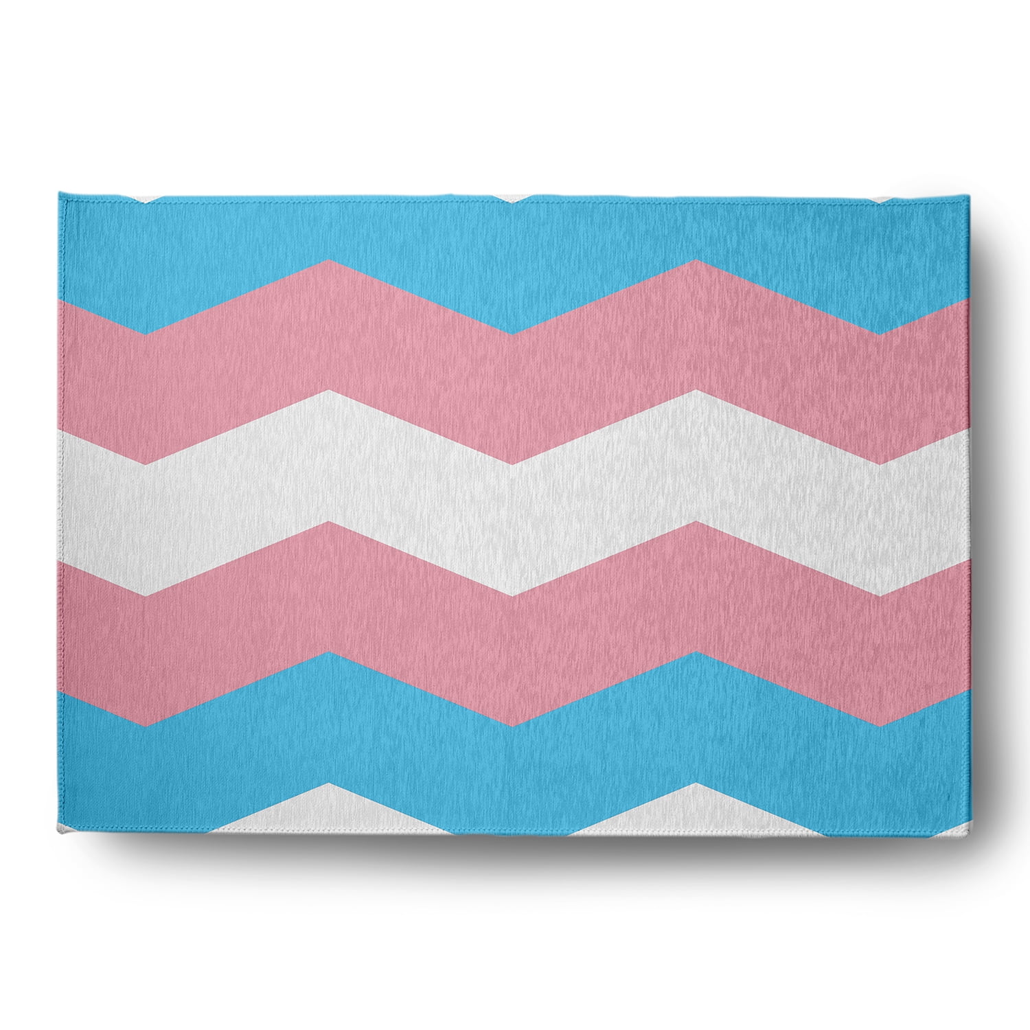 Simply Daisy 5' x 7' Transgender Chevron Transgender Chevron Chenille ...