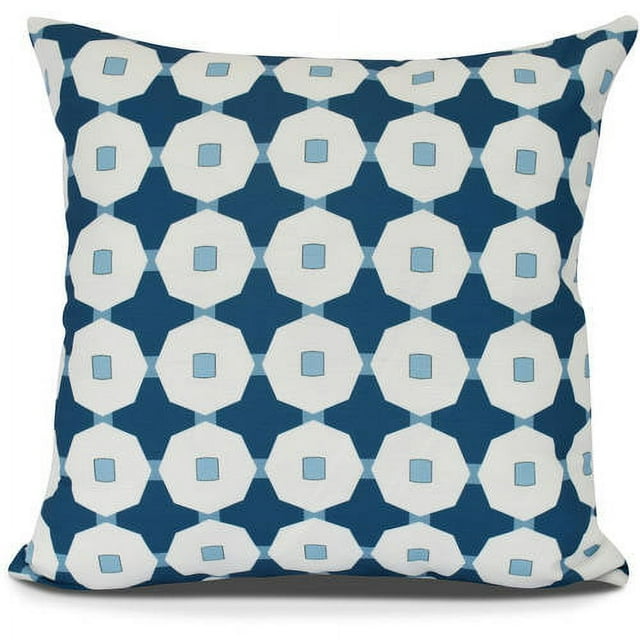 Simply Daisy, Button Up Geometric Print Outdoor Pillow - Walmart ...