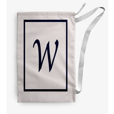 Simply Daisy Canvas Modern Monogram 28 x 36 in o Laundry Bag - Walmart.com
