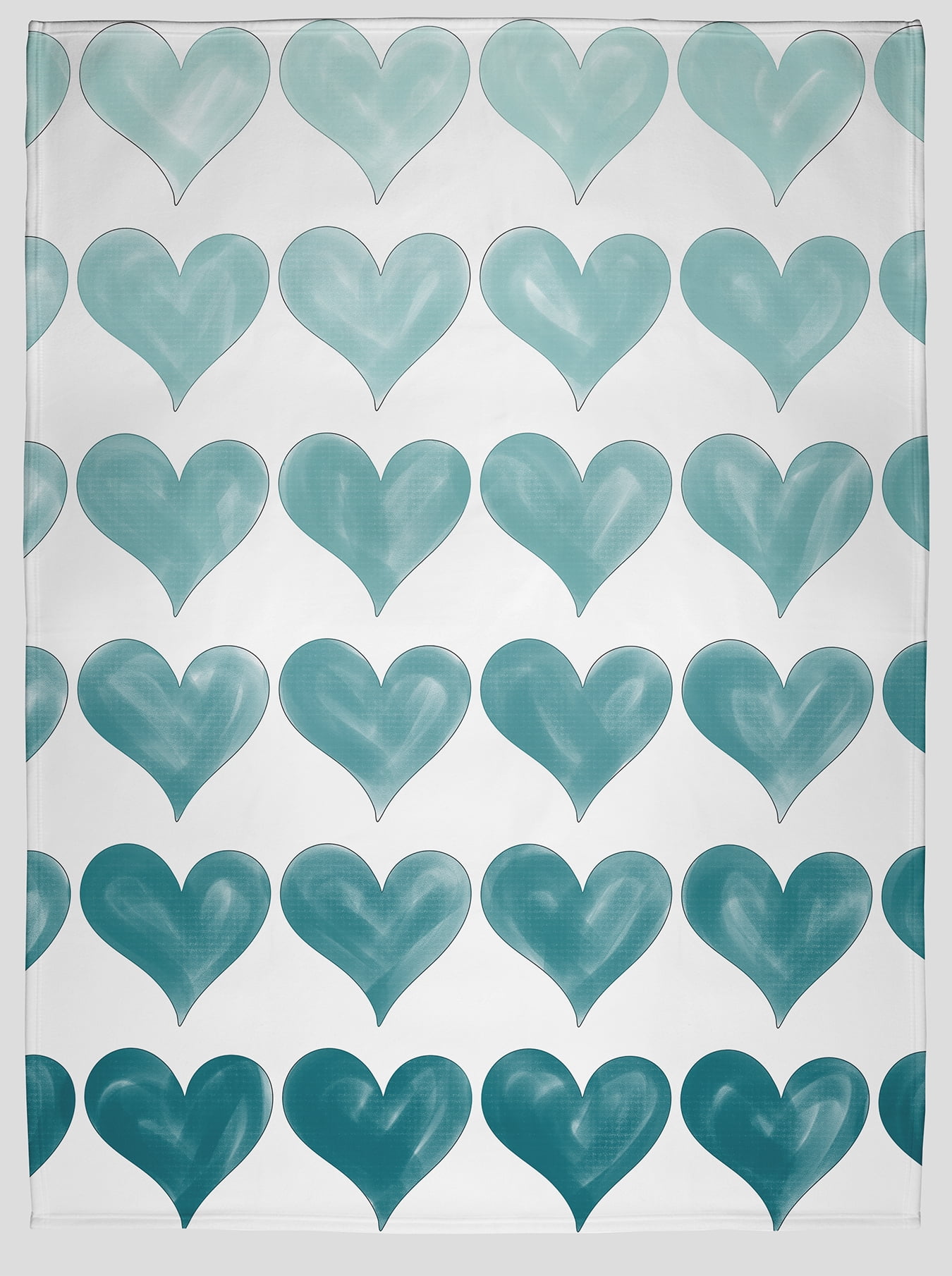 Simply Daisy Colored Hearts 60" x 80" Valentine's Day Throw Blanket ...
