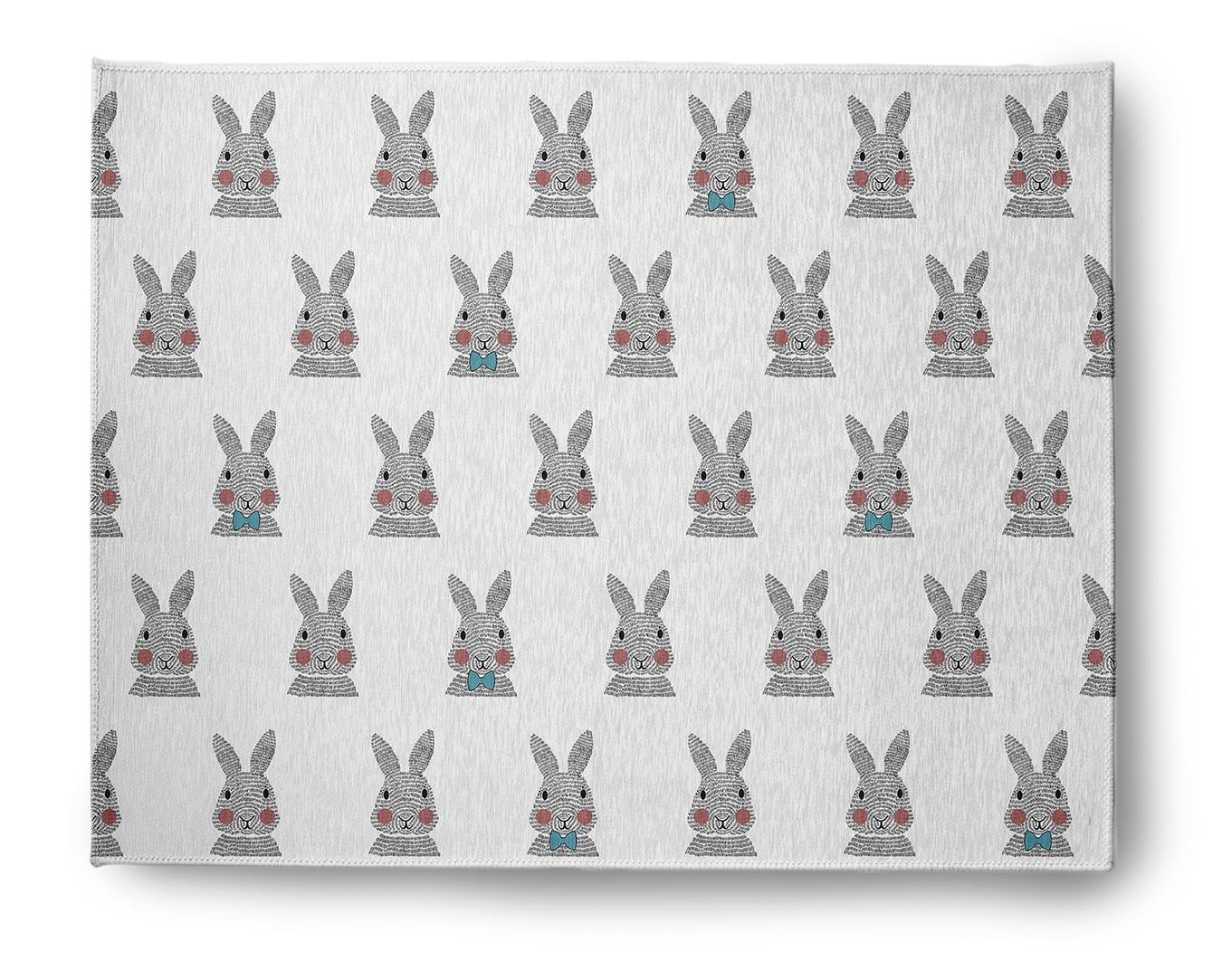 Free Shipping! Simply Daisy 8' x 10' Explorer Blue Bunny Chenille ...