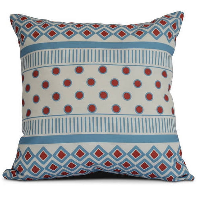 Simply Daisy, Geometric, Scrambled Prints Outdoor Pillow - Walmart.com