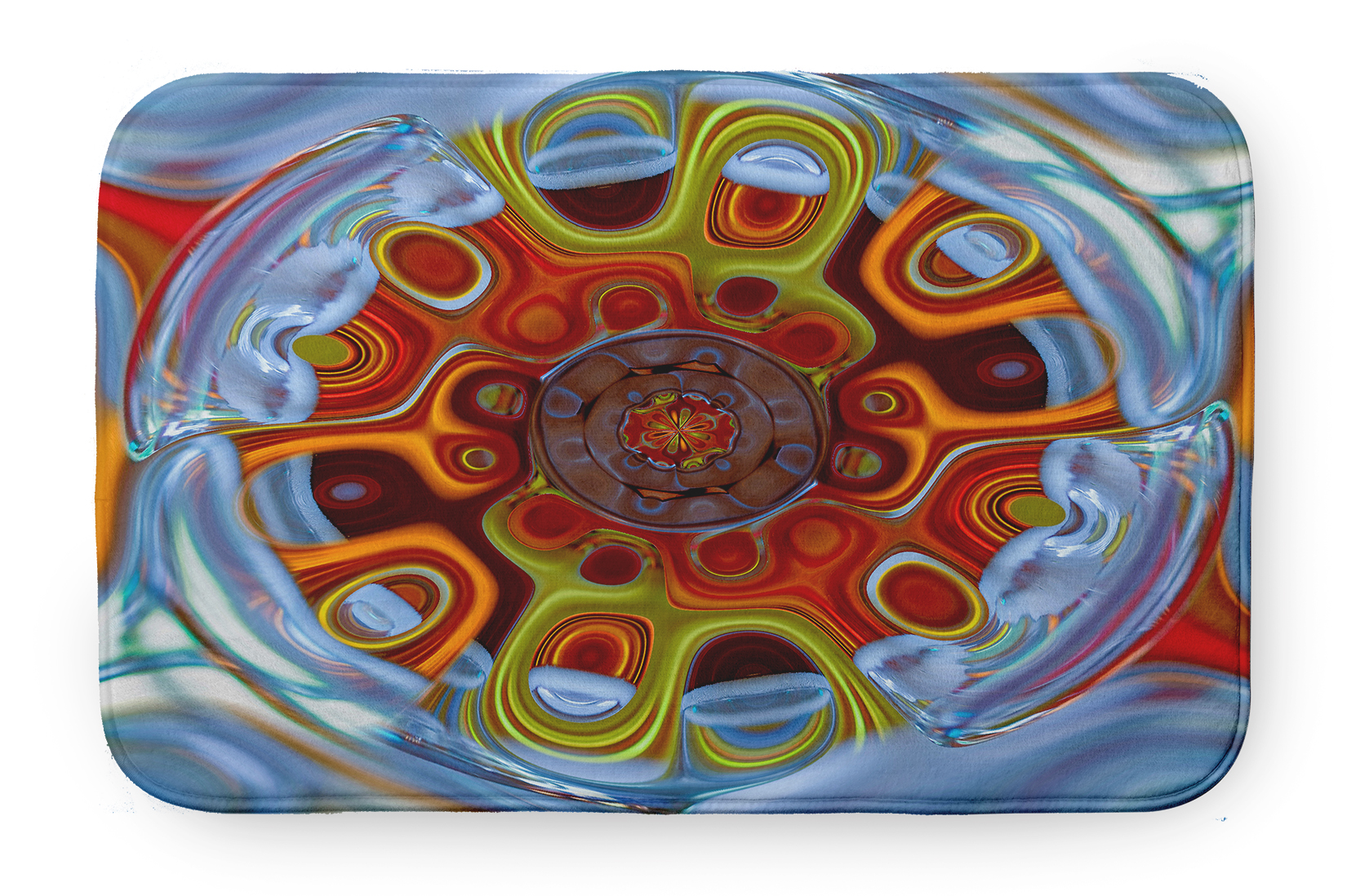 Simply Daisy Lava Puddle Pet Feeding Mat for Dogs and Cats - Walmart.com