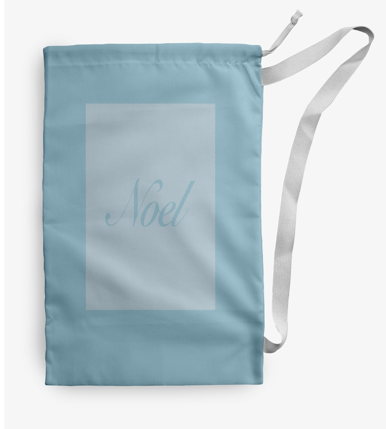 Simply Daisy Noel 18 x 29 in Blue Laundry Bag - Walmart.com