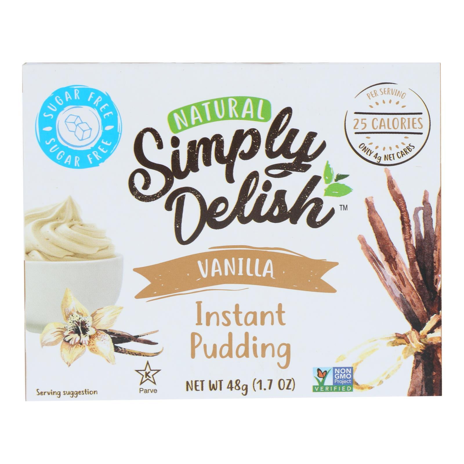 Simply Delish Vanilla Pudding Mix, Case of 6, 1.7 oz - Walmart.com