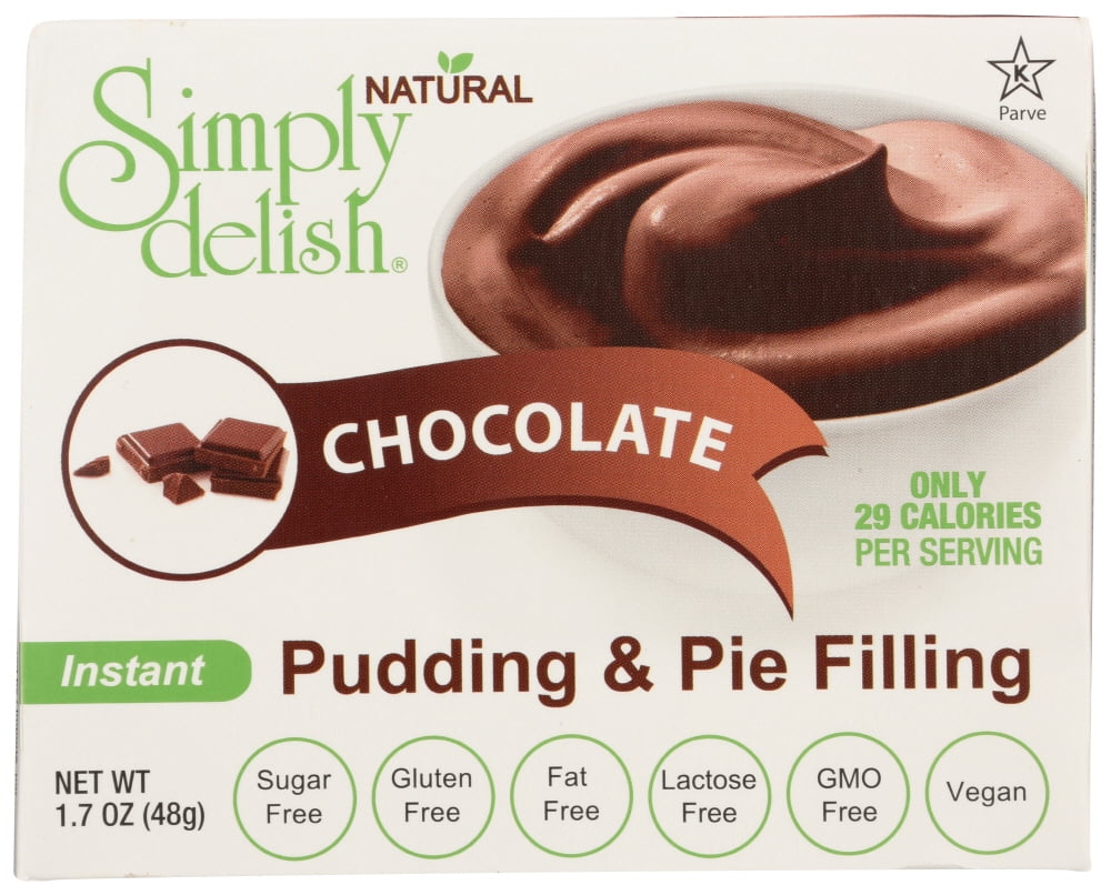 Simply Delish Instant Sugar-Free Chocolate Pudding & Pie Filling, 1.7 ...