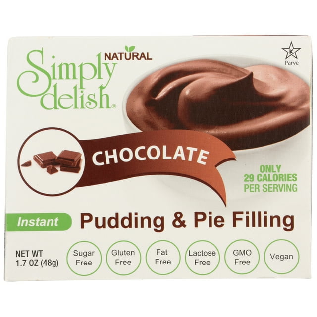 Simply Delish Instant Sugar-Free Chocolate Pudding & Pie Filling, 1.7 ...