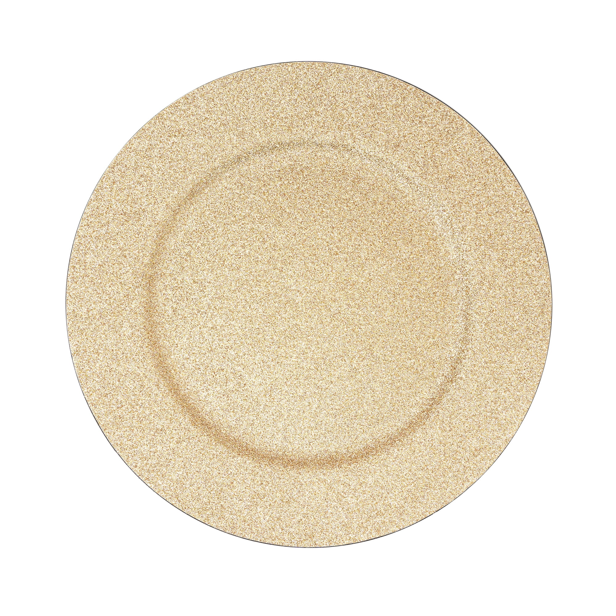 Simply Elegant Glitter Plastic Plastic Charger Plate | Service Plate ...