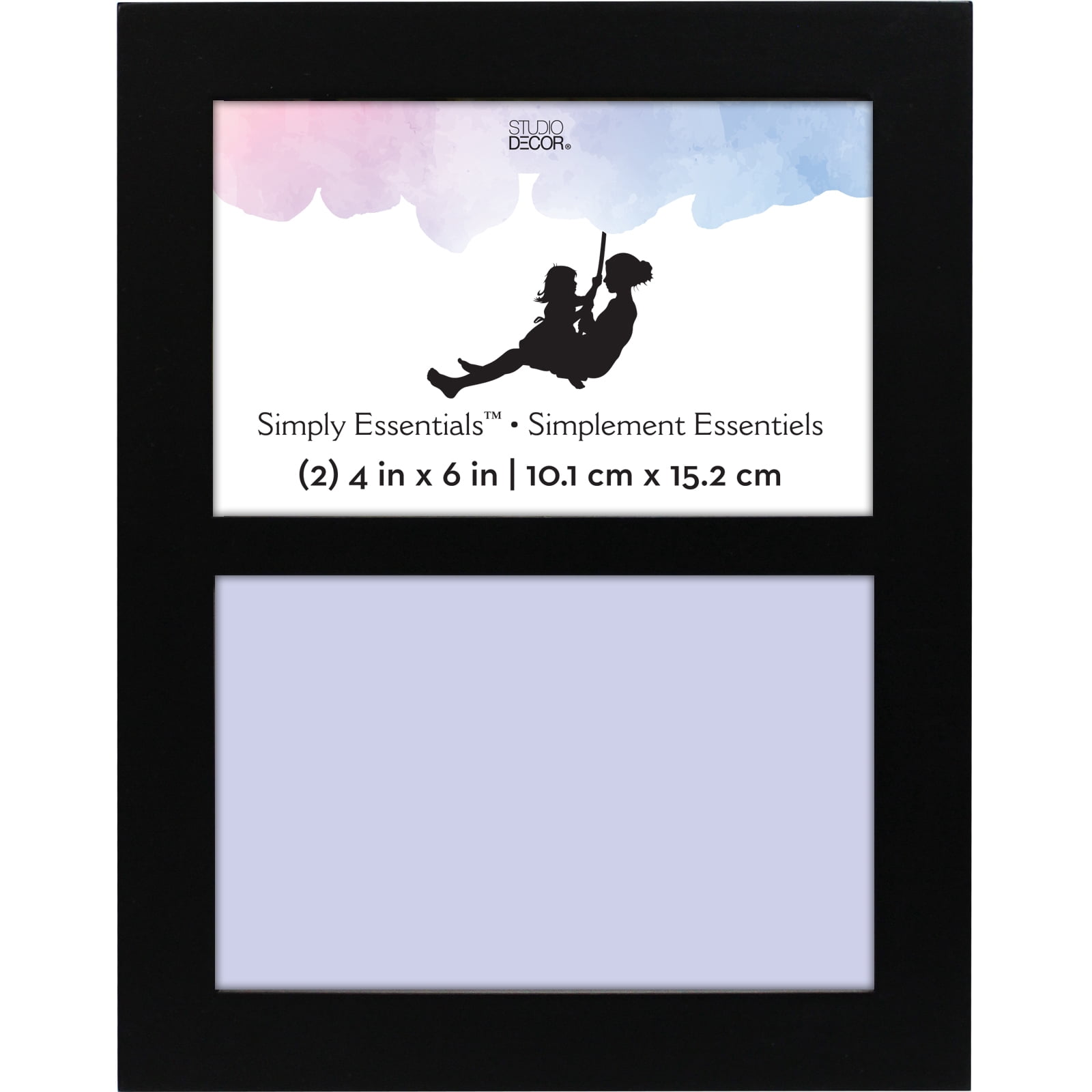Studio Décor® Essentials™ 2-Opening Vertical Tabletop Multi-Photo 4"x6 ...