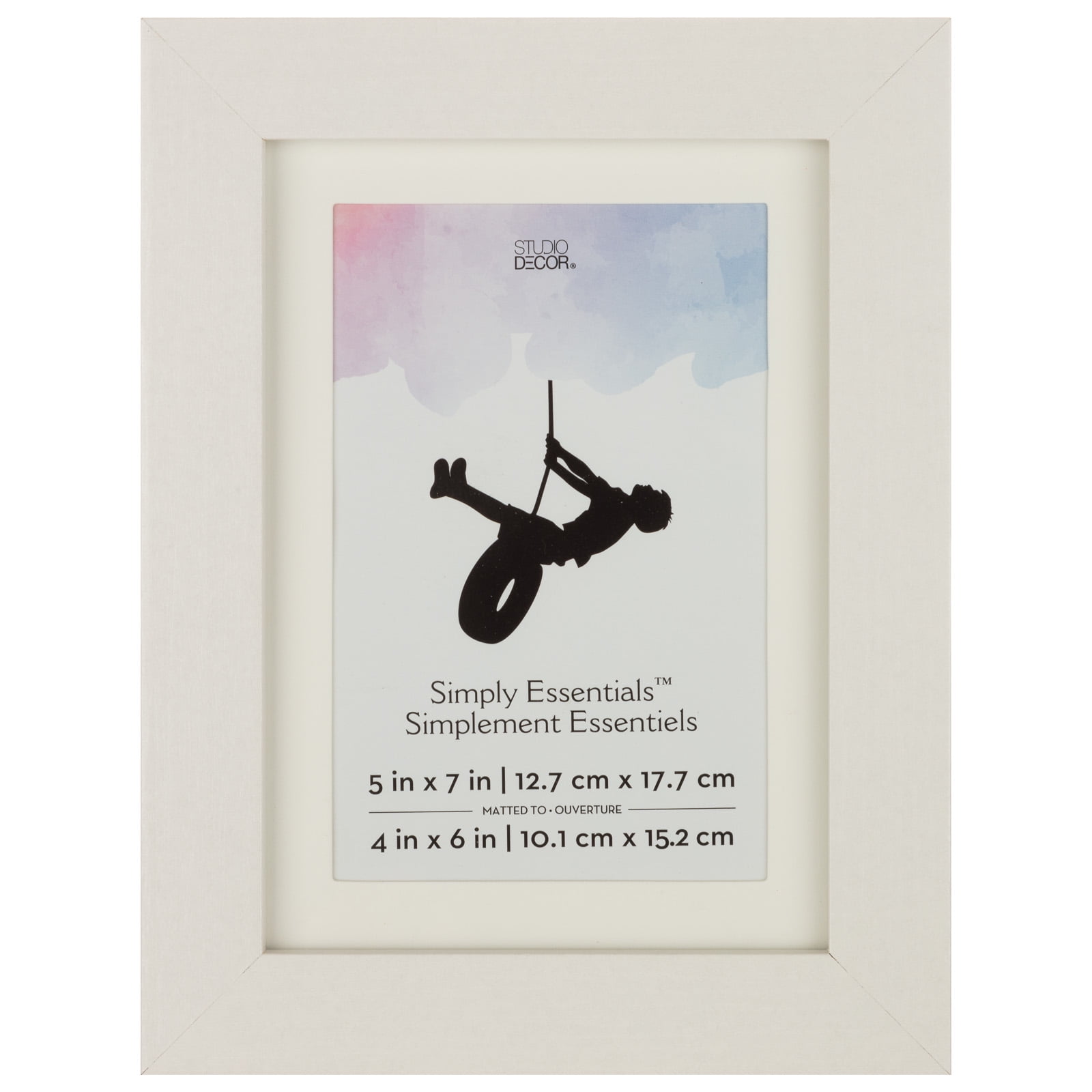 Simply Essentials™ 4" x 6" White Frame with Mat by Studio Décor ...