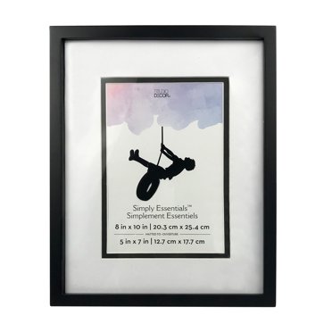 Studio Décor Simply Essentials 3-Opening Black Collage Frame with Mat ...