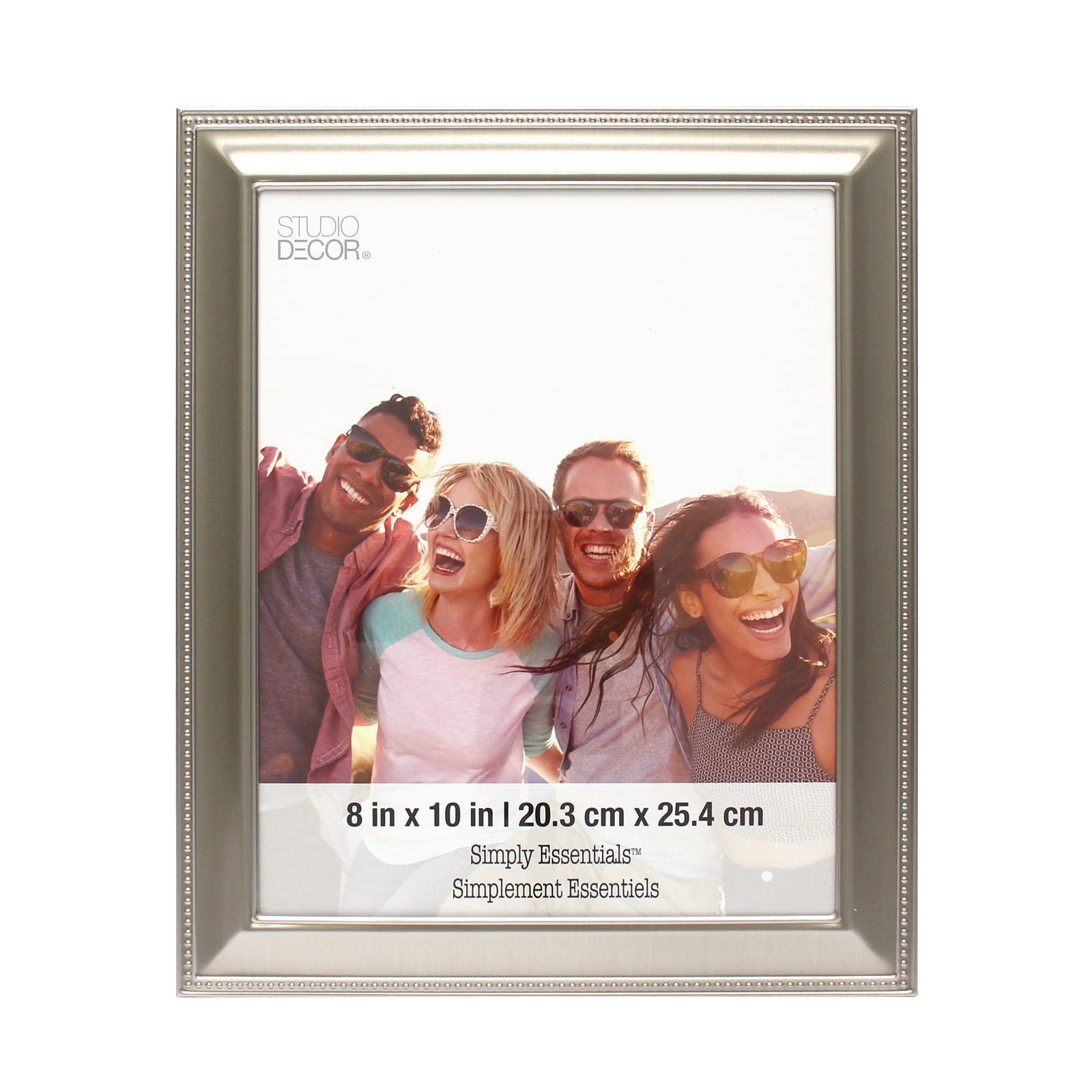 Simply Essentials™ Brushed Silver Beaded Frame by Studio Décor ...