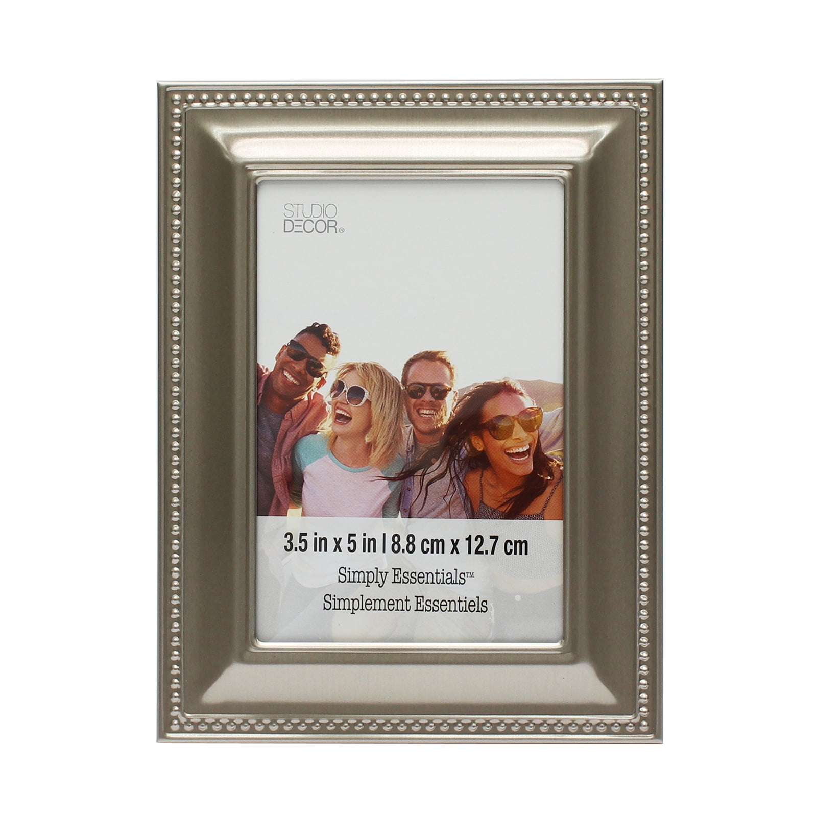 Simply Essentials™ Brushed Silver Beaded Frame by Studio Décor ...