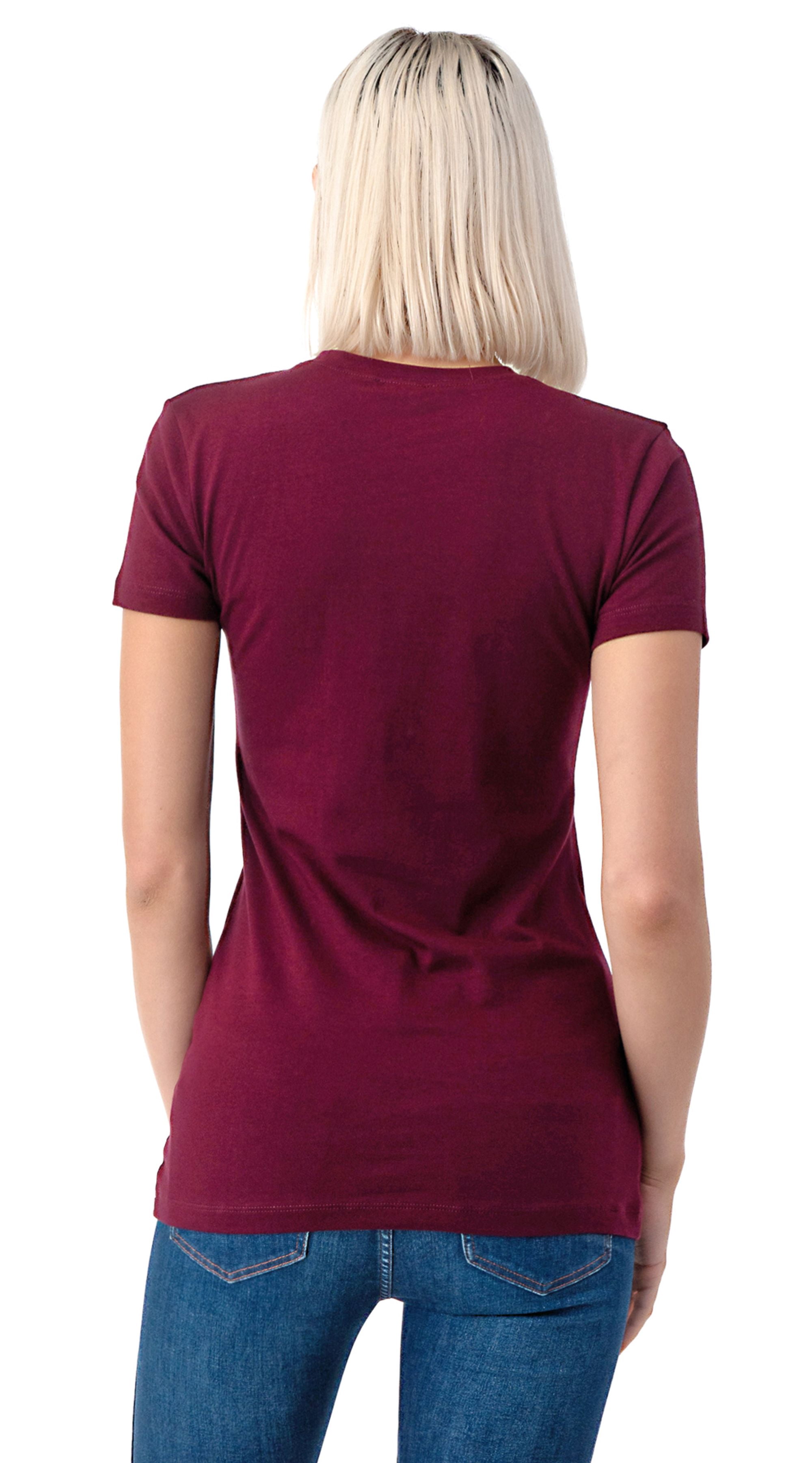 Simply Fashion Basic Crewneck Short Sleeve T-Shirts - Stretch Cotton ...