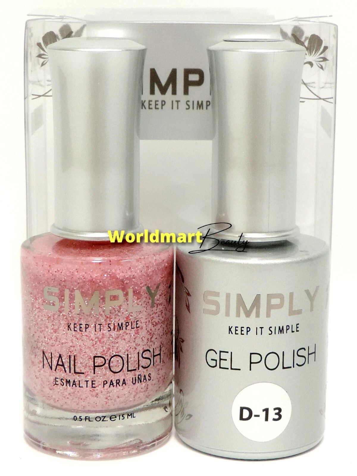 Simply Gel Nail Polish 0.5Fl.Oz Uv/Led Gel Color Duo D-13 - Walmart.com