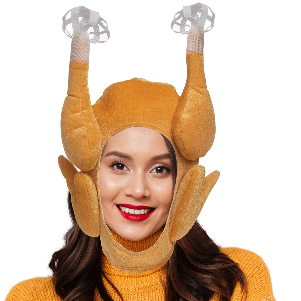 Simply Genius Full Face Turkey Hat for Thanksgiving Decorations ...