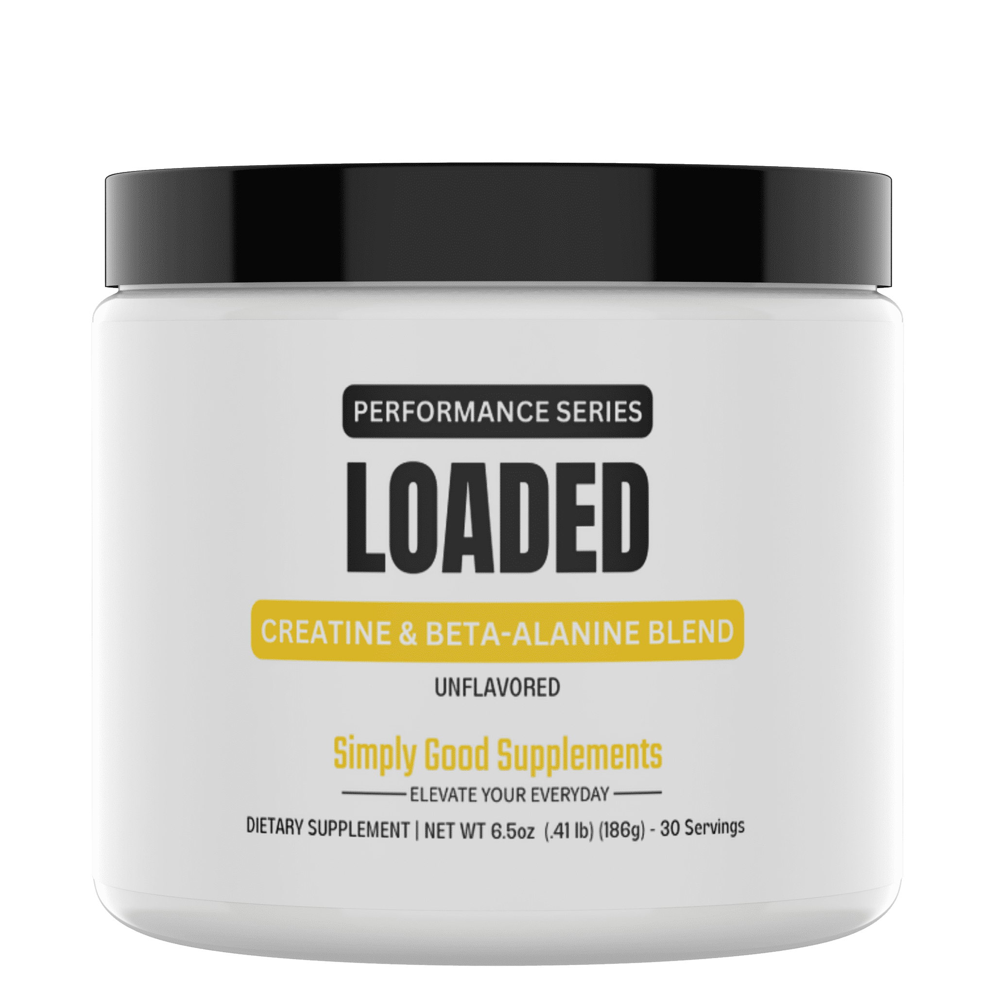 Simply Good Supplements, Loaded Creatine & Beta-Alanine, Unflavored, 30 ...