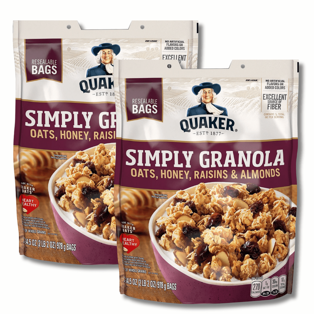 Simply Granola Cereal with Oats, Honey, Raisins & Almonds – Crunchy ...