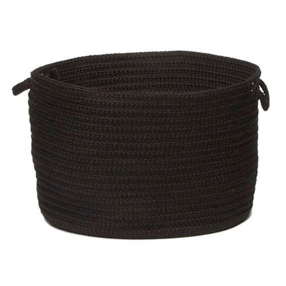 Simply Home Solid - Black 24''x14'' Utility Basket - Walmart.com