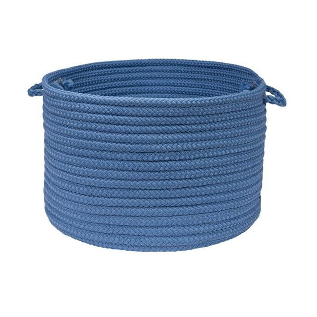 Simply Home Solid - Blue Ice 18 in. x 12 in. Utility Basket - Walmart.com