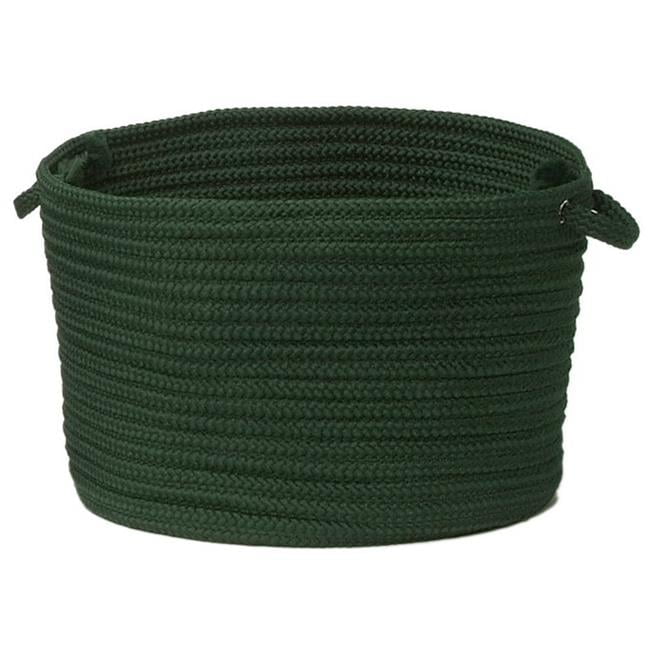 Simply Home Solid - Dark Green 18 in. x 12 in. Utility Basket - Walmart.com