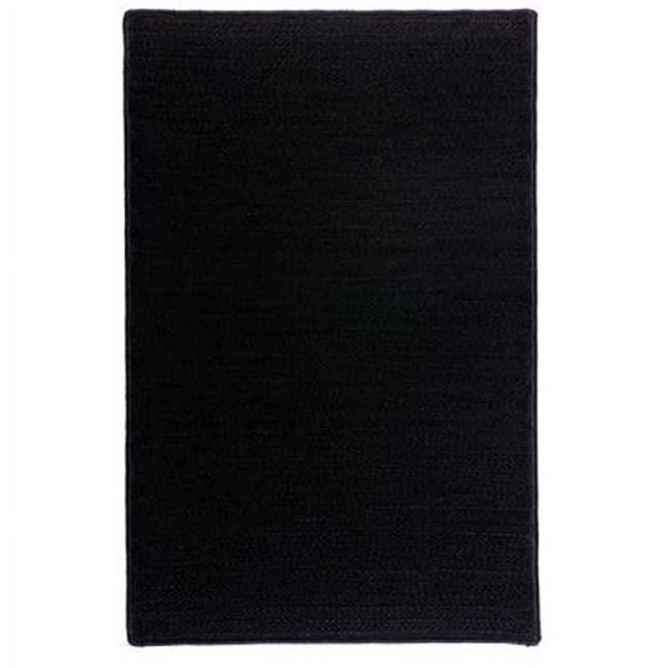 Simply Home - Solid Solid Black 9 ft. x 12 ft. Rug - Walmart.com