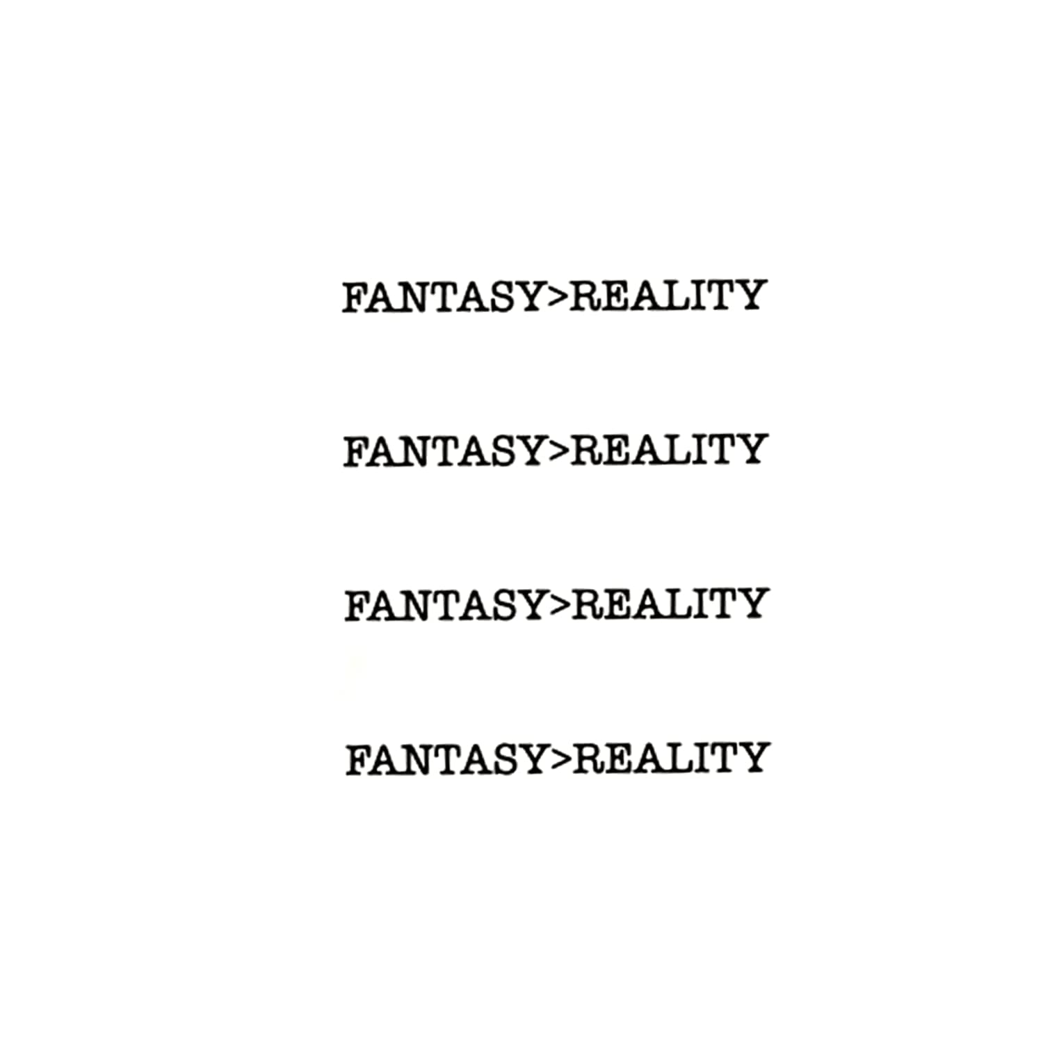 Simply Inked Fantasy Reality Temporary Tattoo Letter Tattoo for Girls Boys Men Women waterproof ...