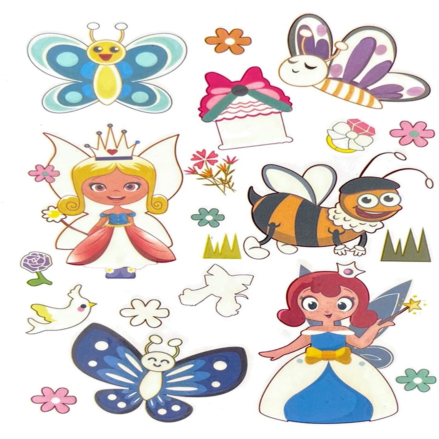 Simply Inked Glow In The Dark Princess And Butterfly Bundle Designer ...