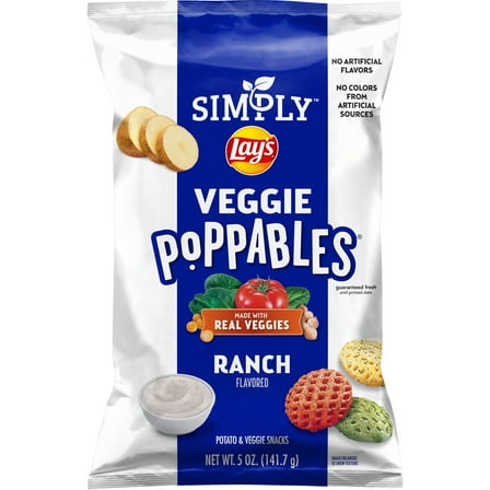 Popcorners Crispy Sour Cream & Onion Popped Corn Snacks, 7 oz Bag ...
