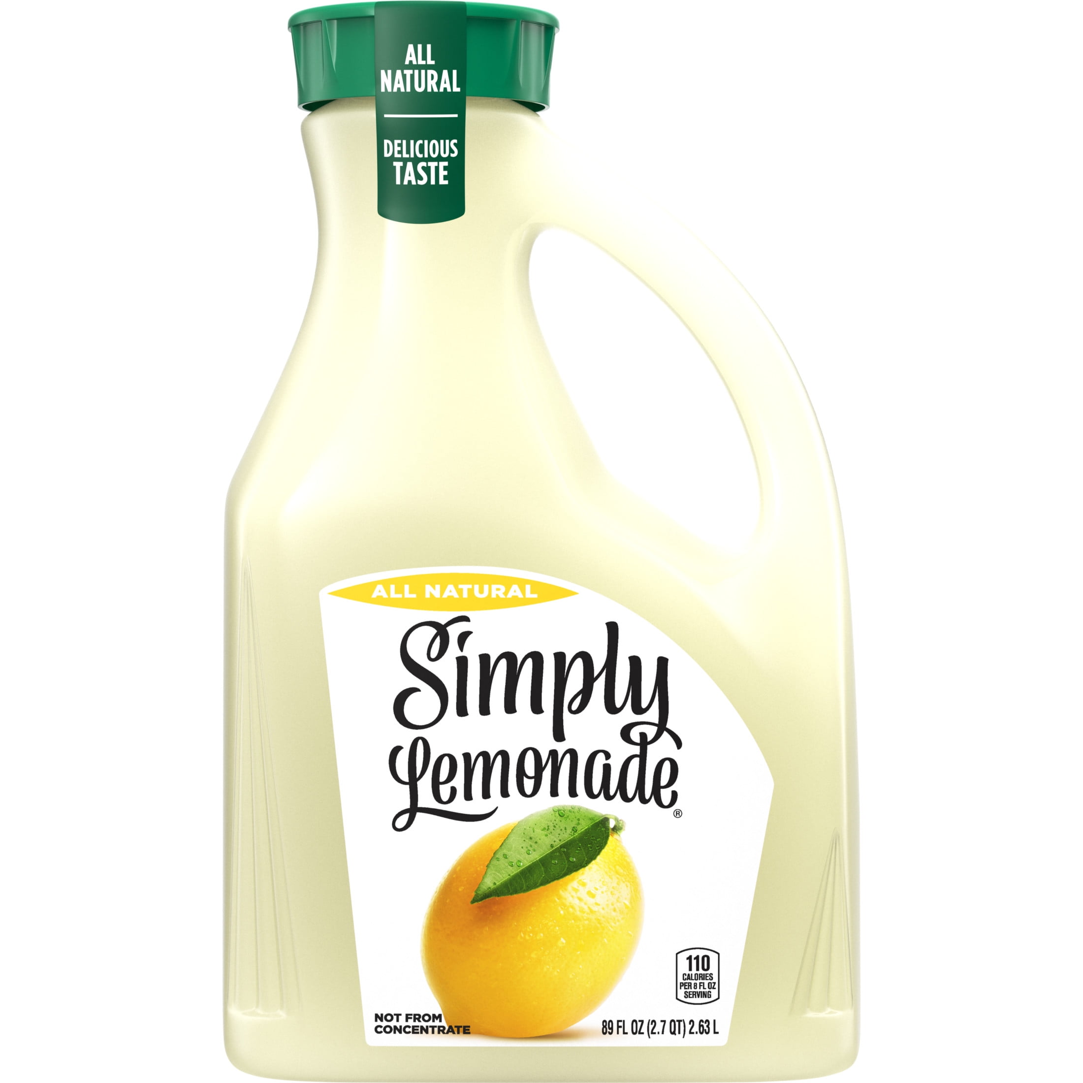 Simply Lemonade, Fresh Taste Non-GMO Fruit Juice Beverage, 89 fl oz ...