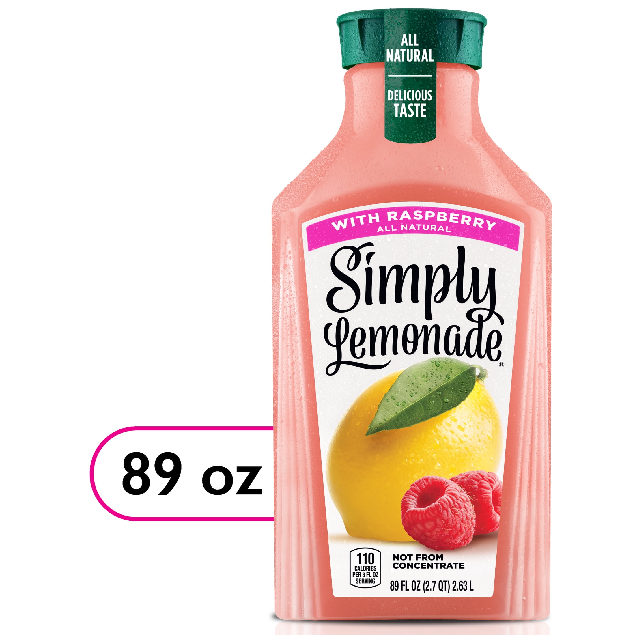 Simply Lemonade with Raspberry, All Natural Non-GMO, Delicious Blend ...