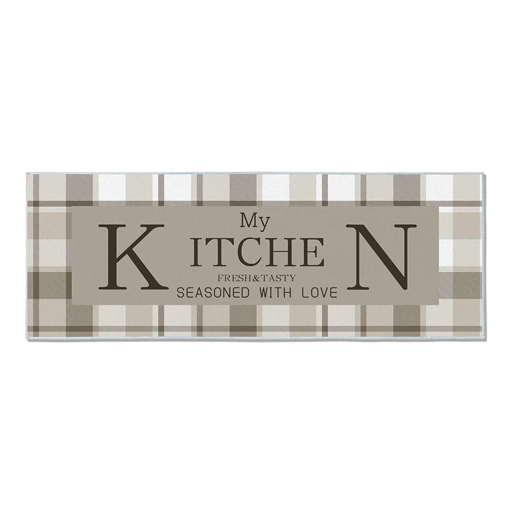 Simply Letter Home Floor Mat Super Water Absorbent Letter Printing ...