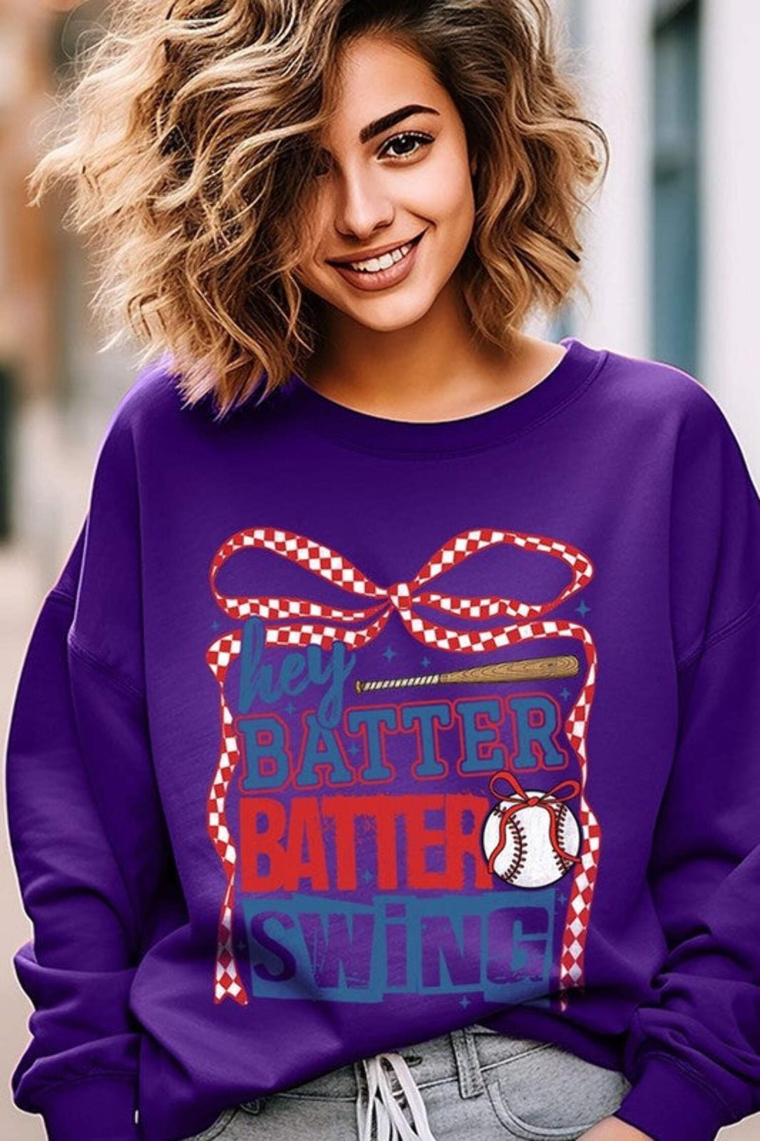 Simply Love Full Size GAME DAY Graphic Sweatshirt - Walmart.com