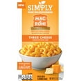 Simply Mac-A-Roni, Three Cheese Flavor, (8.2 oz Box) Single Pack ...