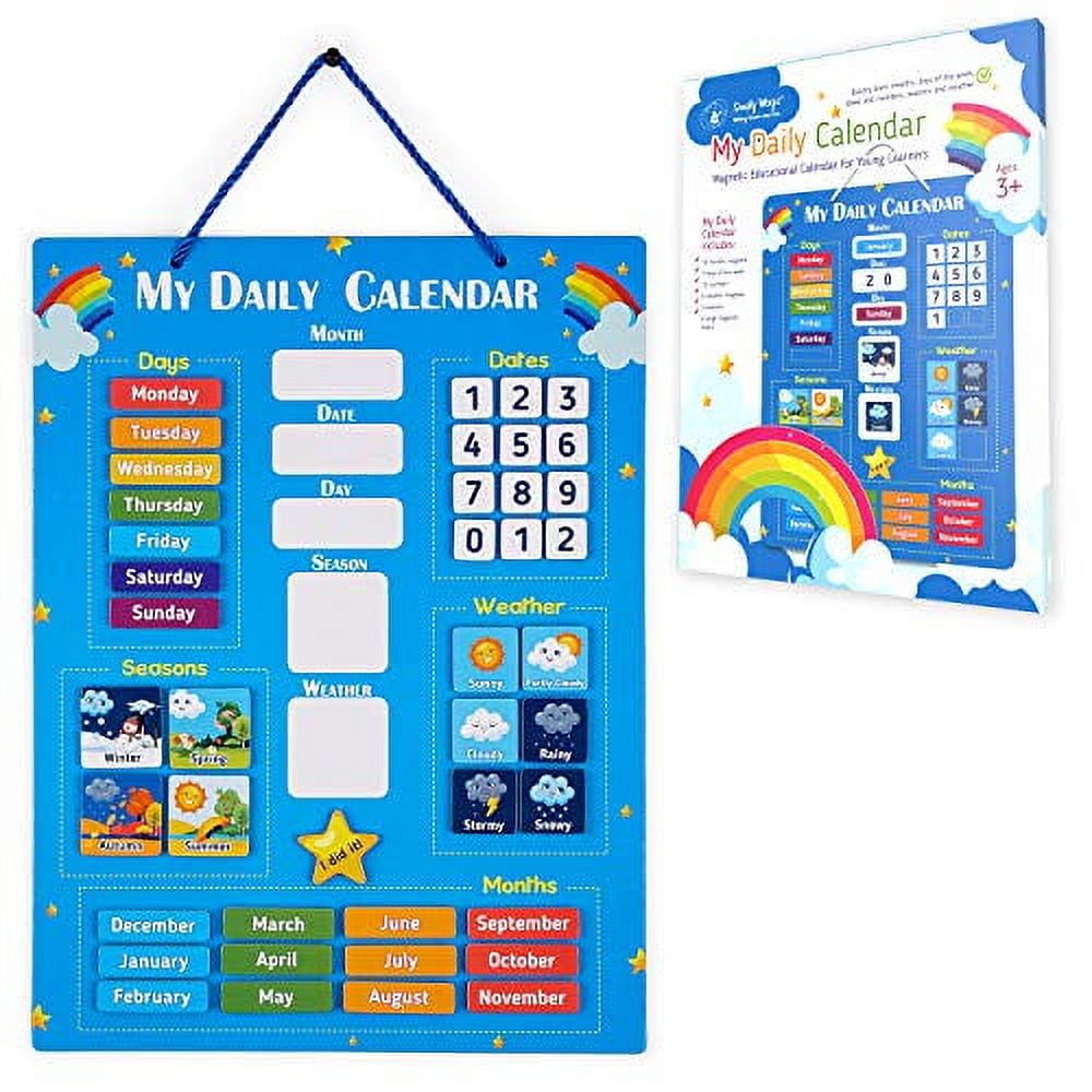 Simply Magic 2021 Kids Calendar ‚Äì Daily Magnetic Learning Chart ...