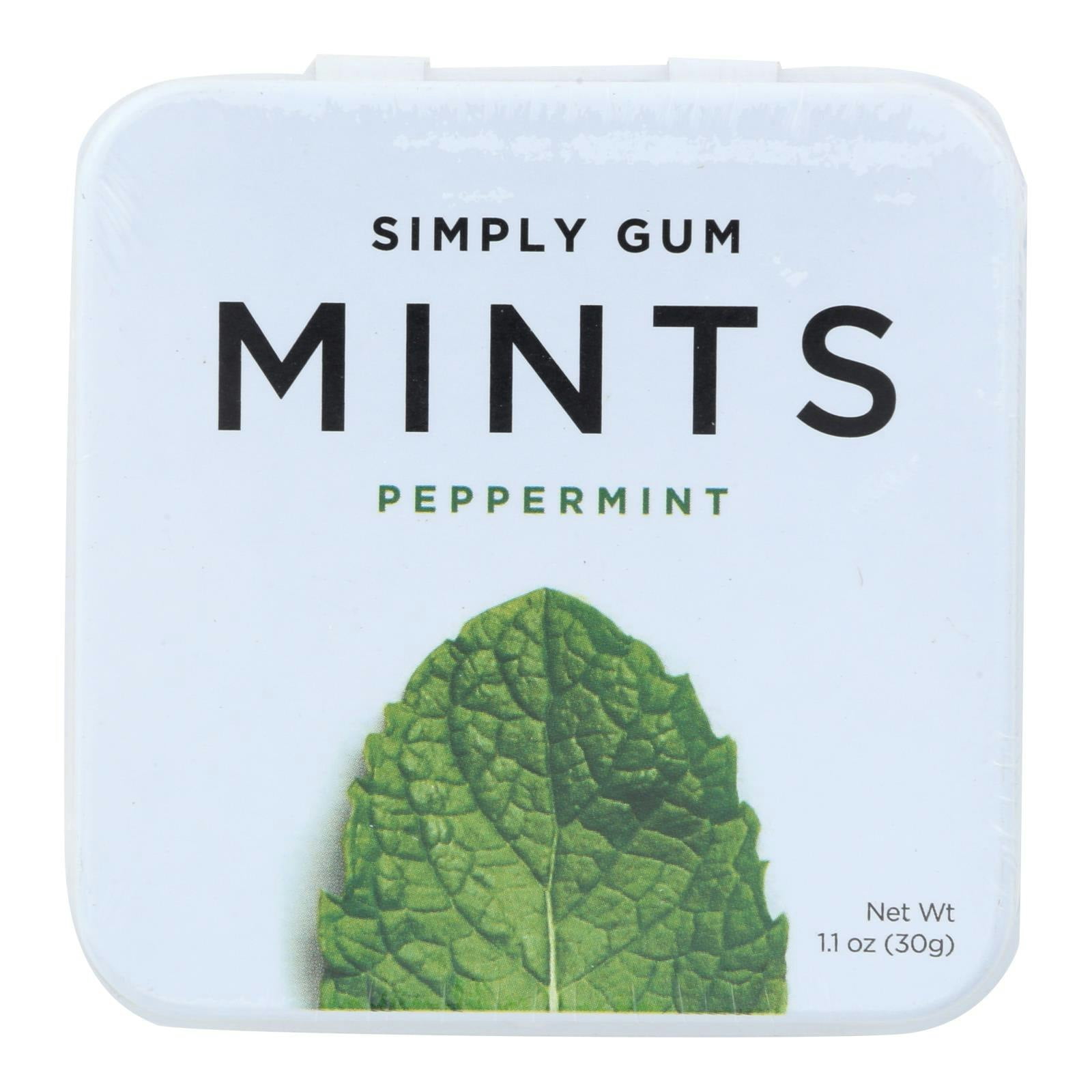 Simply Mints Peppermint Natural 30 gm (Pack Of 12) - Walmart.com