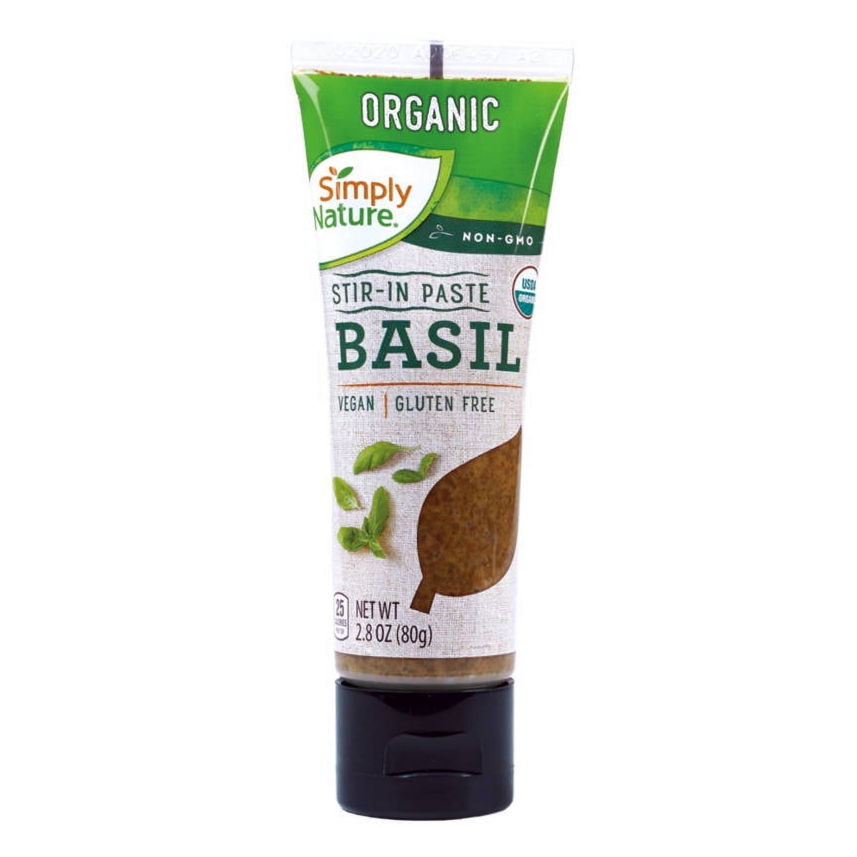Simply Nature Organic Basil Stir in Paste, 2.8 oz - Walmart.com
