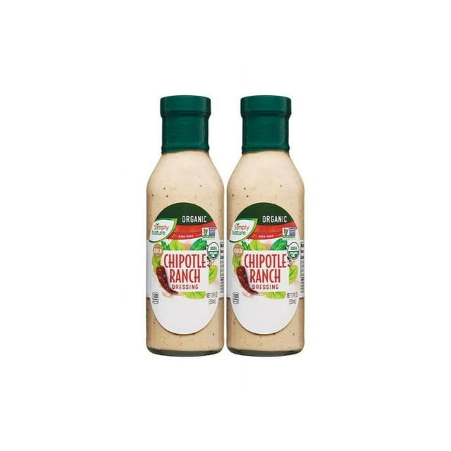 Simply Nature Organic Chipotle Ranch Dressing, 12 fl. oz., (2-pack, 24 ...