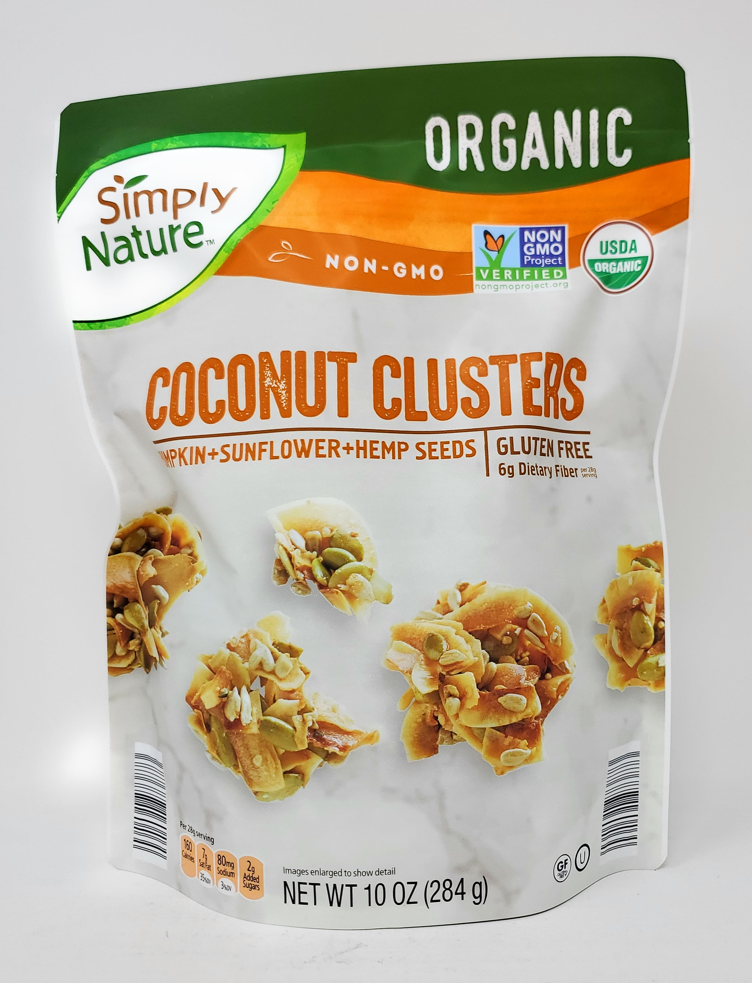 Simply Nature Organic Coconut Clusters 10 oz - Walmart.com