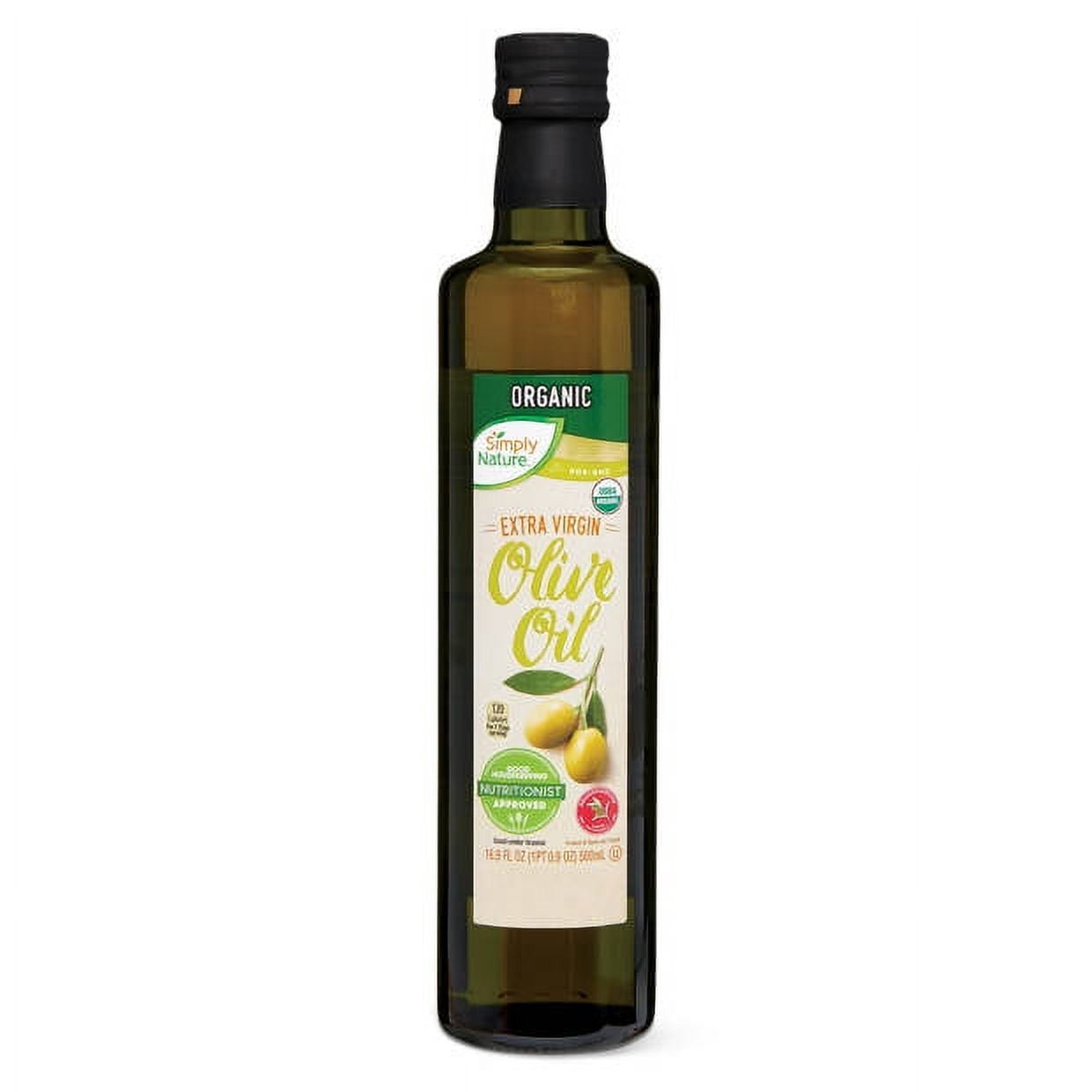 Simply Nature Organic Extra Virgin Olive Oil, 16.9 fl oz - Walmart.com